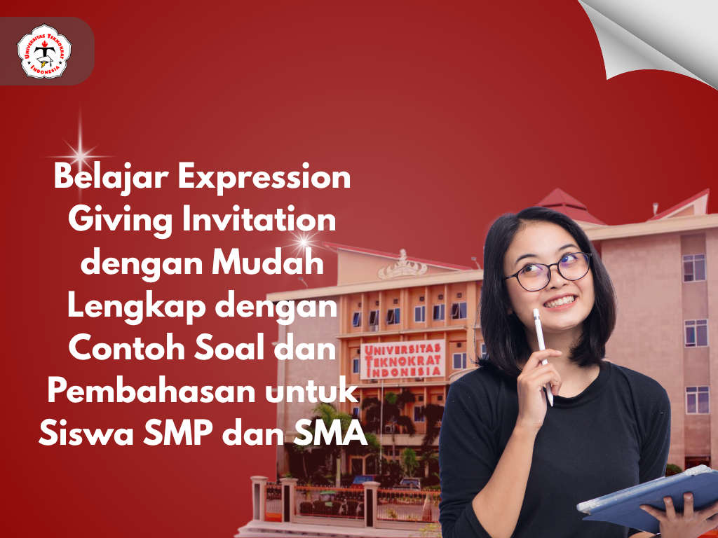 Belajar Expression Giving Invitation dengan Mudah Lengkap dengan Contoh Soal dan Pembahasan ...