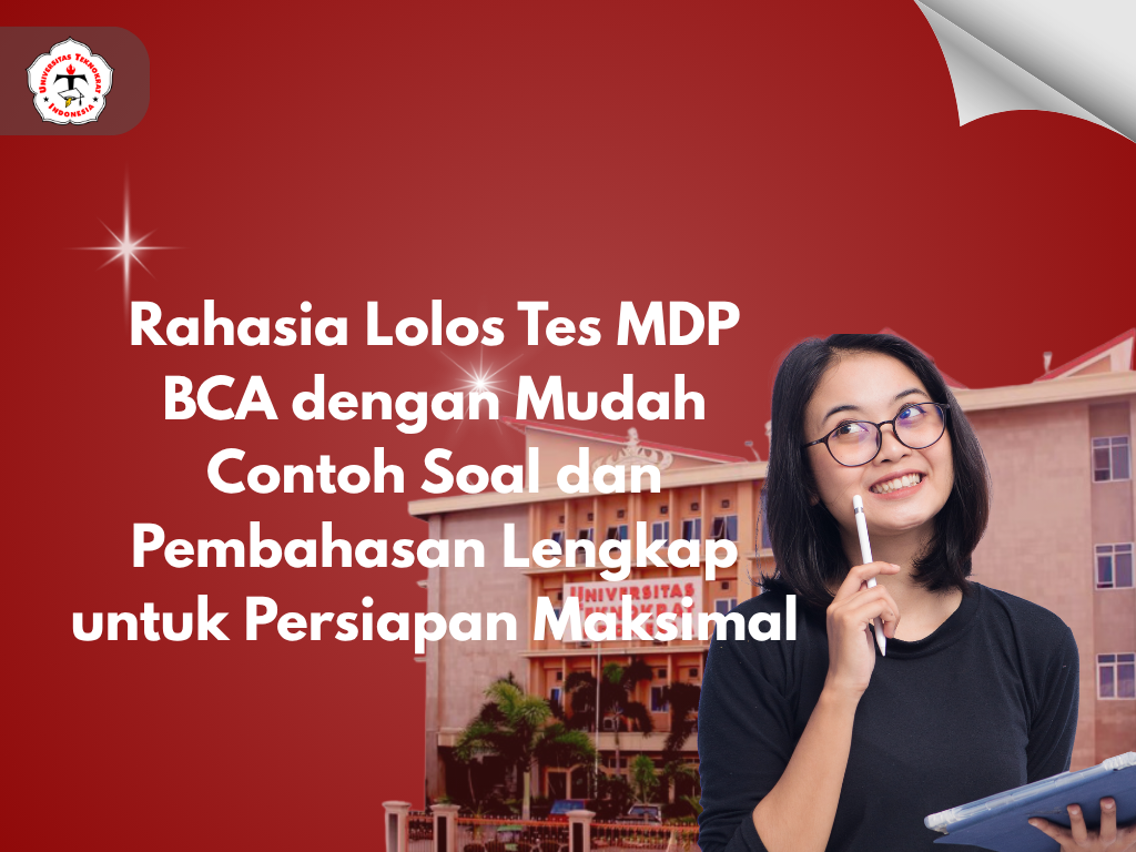 Rahasia Lolos Tes MDP BCA dengan Mudah Contoh Soal dan Pembahasan ...
