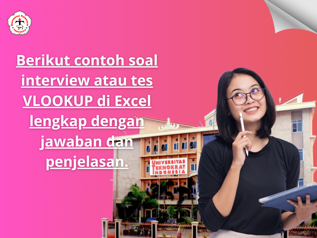 Berikut contoh soal interview atau tes VLOOKUP di Excel lengkap dengan ...