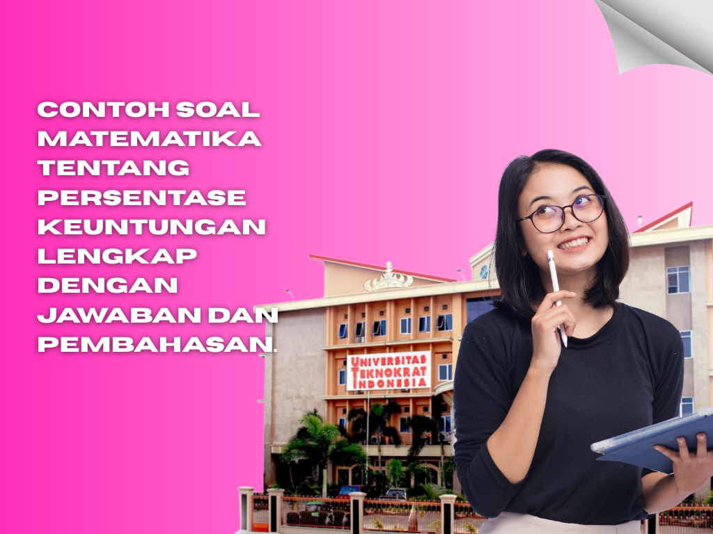 contoh soal Matematika tentang persentase keuntungan lengkap dengan ...