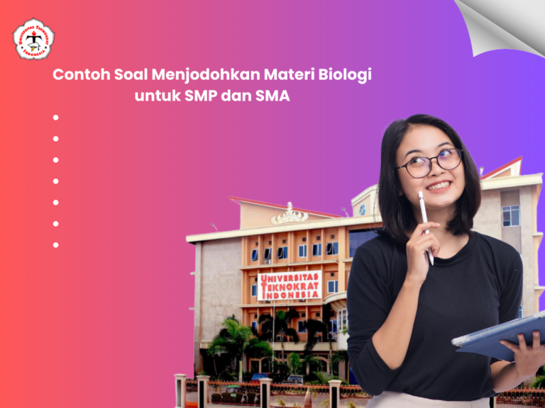 Contoh Soal Menjodohkan Materi Biologi untuk SMP dan SMA - Sekolapedia