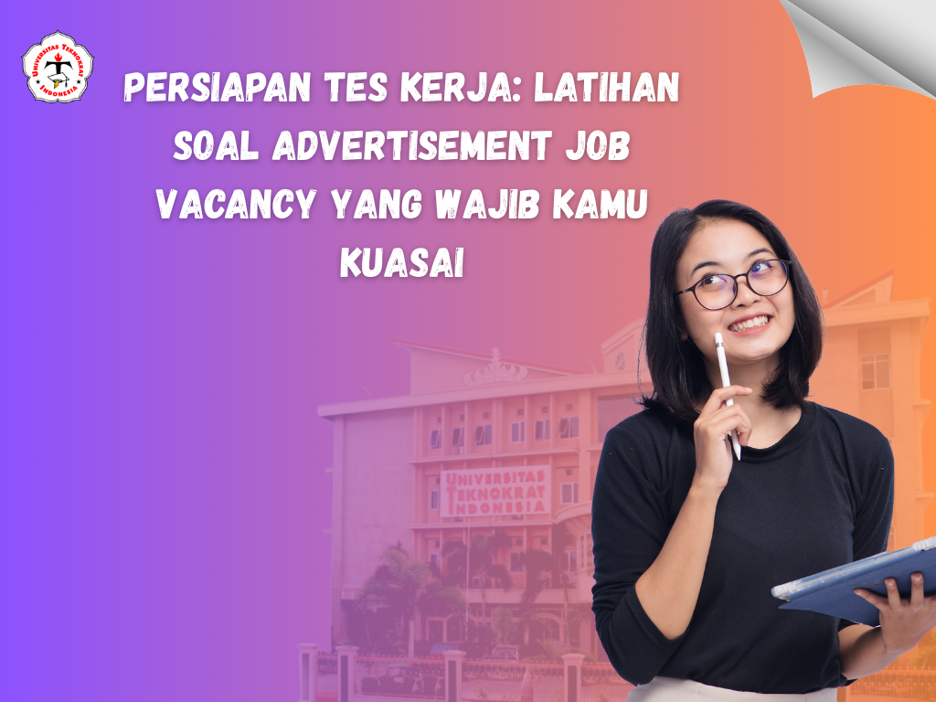 Panduan Lengkap Contoh Soal Advertisement Job Vacancy bagi Pemula ...