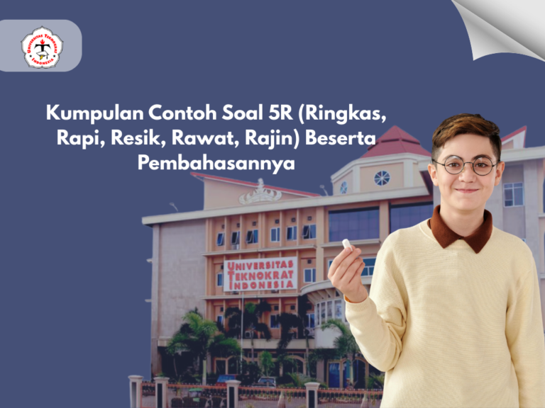 Kumpulan Contoh Soal 5R (Ringkas, Rapi, Resik, Rawat, Rajin) Beserta ...