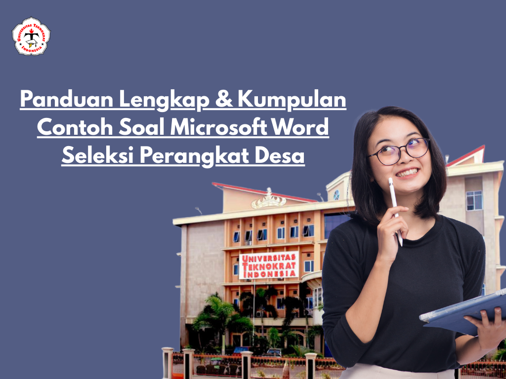 Panduan Lengkap & Kumpulan Contoh Soal Microsoft Word Seleksi Perangkat ...