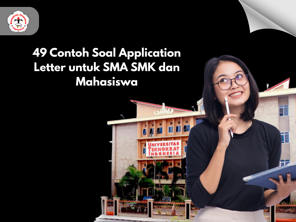 49 Contoh Soal Application Letter untuk SMA SMK dan Mahasiswa - Sekolapedia