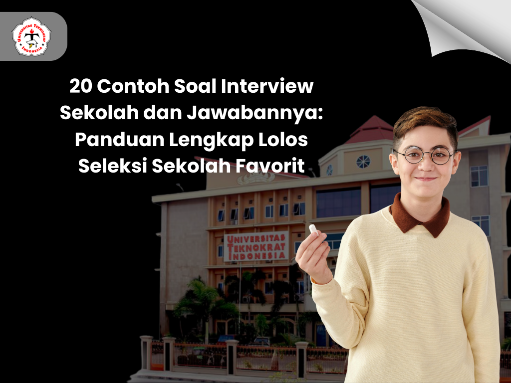 20 Contoh Soal Interview Sekolah dan Jawabannya: Panduan Lengkap Lolos ...