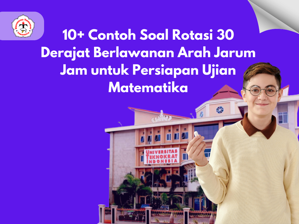 10+ Contoh Soal Rotasi 30 Derajat Berlawanan Arah Jarum Jam untuk ...
