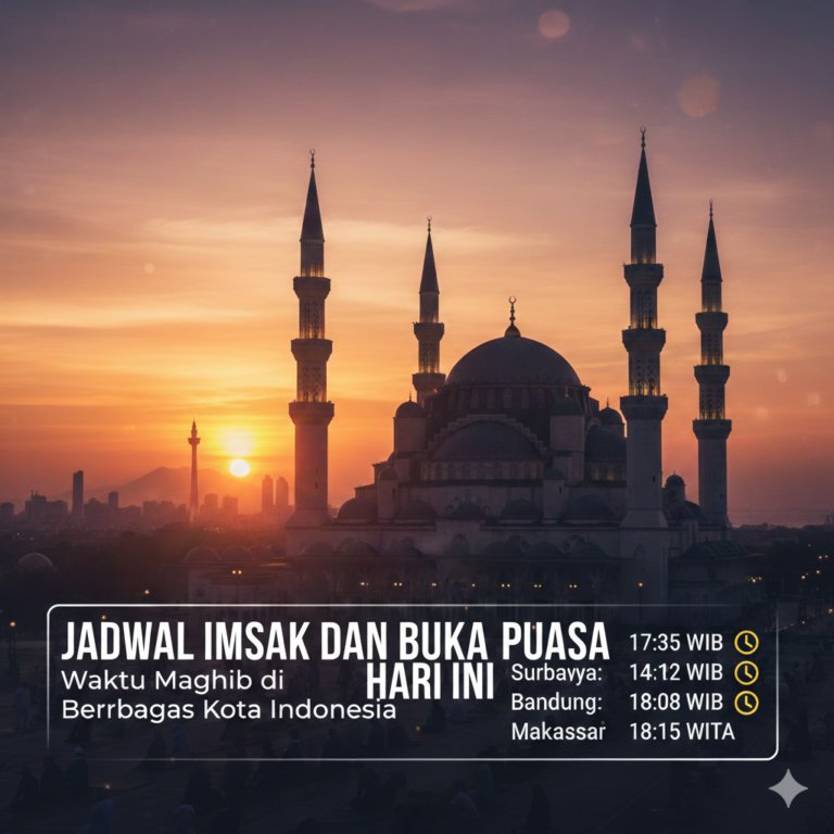 Jadwal Imsak dan Buka Puasa Hari Ini: Waktu Maghrib di Berbagai Kota ...
