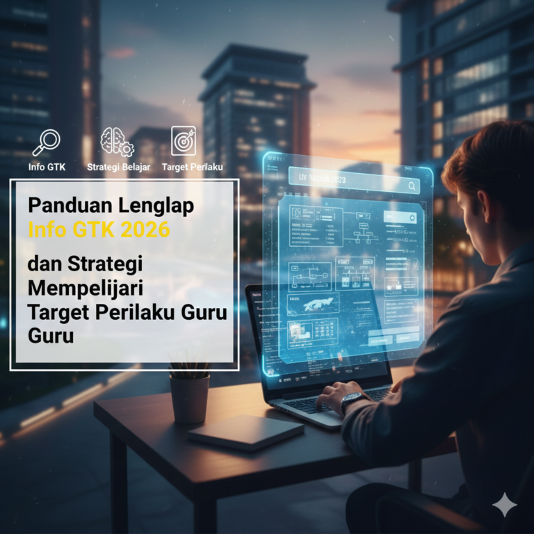 Panduan Lengkap Info GTK 2026 dan Strategi Mempelajari Target Perilaku ...