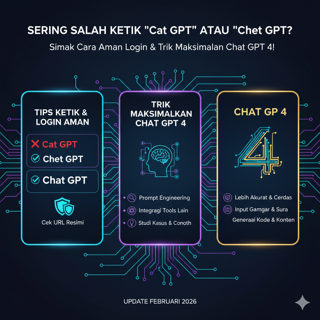 Sering Salah Ketik “Cat GPT” atau “Chet GPT”? Simak Cara Aman Login ...