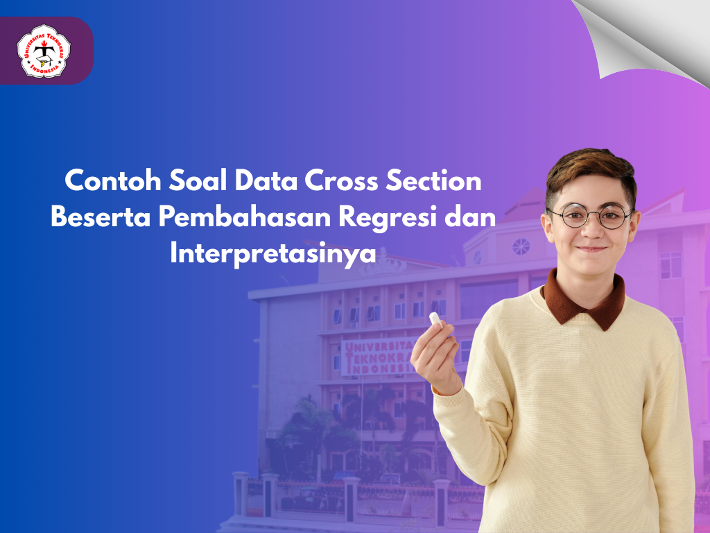 Contoh Soal Data Cross Section Beserta Pembahasan Regresi dan ...