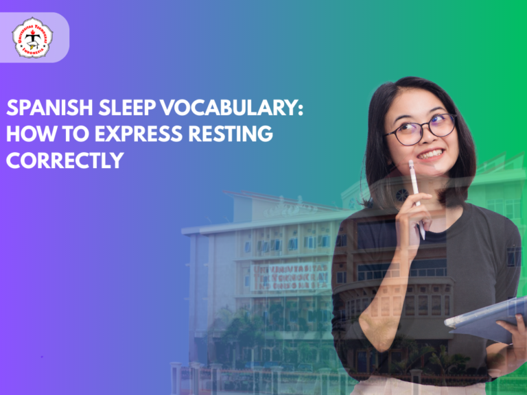 Spanish Sleep Vocabulary: How to Express Resting Correctly - Sekolapedia